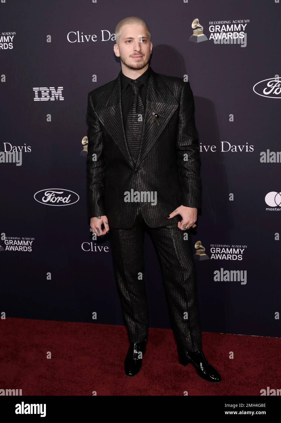 Andrew Watt arrives at the Pre-Grammy Gala And Salute To Industry Icons ...