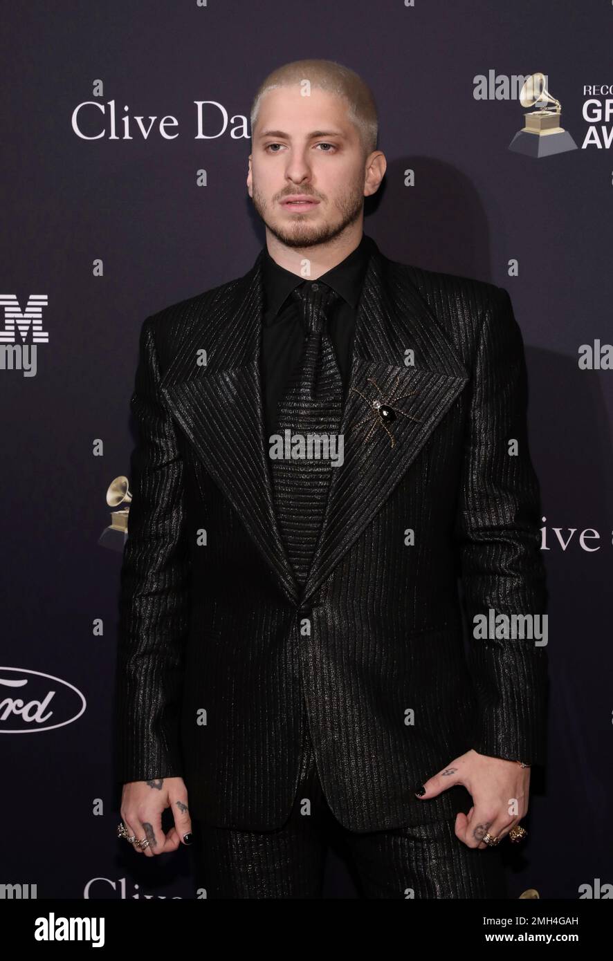 Andrew Watt arrives at the Pre-Grammy Gala And Salute To Industry Icons ...