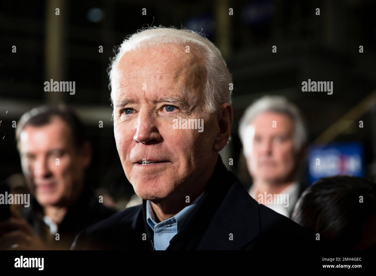 Democratic presidential candidate former Vice President Joe Biden meets ...