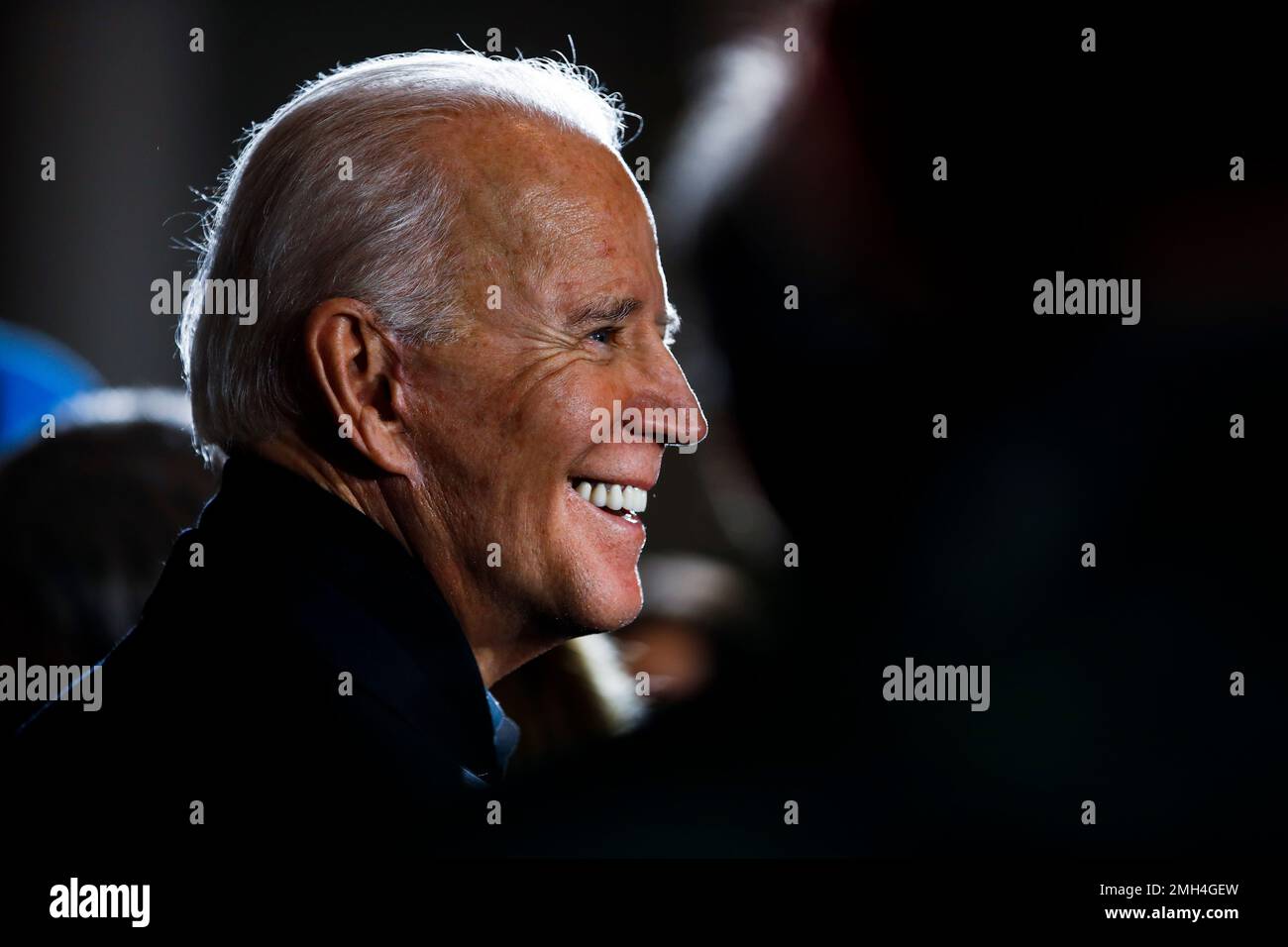 Democratic presidential candidate former Vice President Joe Biden meets ...