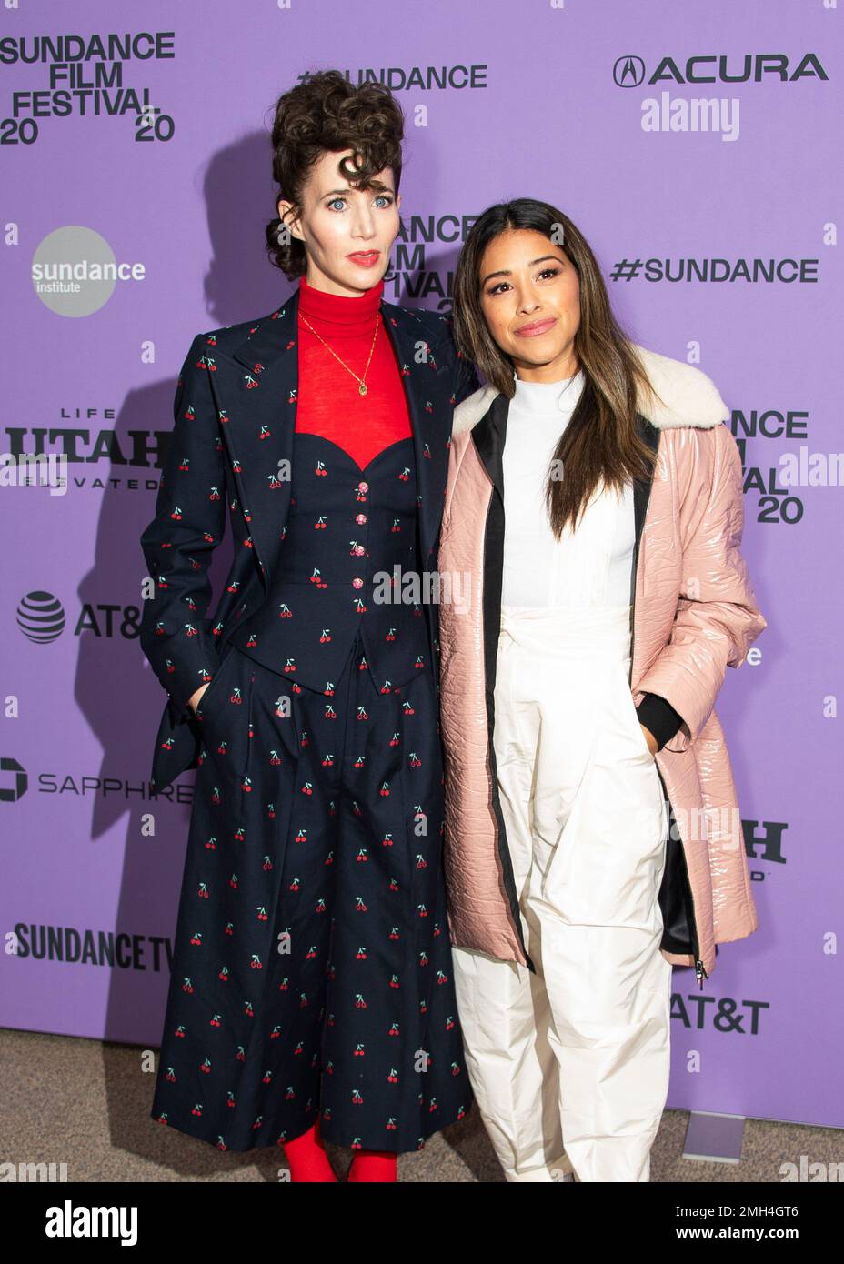 Writer/director Miranda July, left, and actress Gina Rodriguez attend ...