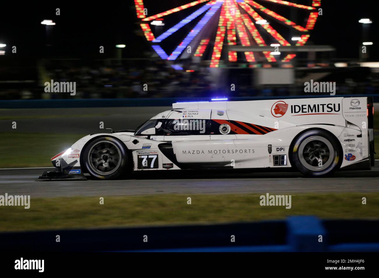 Mazda Team Joest driver Oliver Jarvis competes on the track during the ...