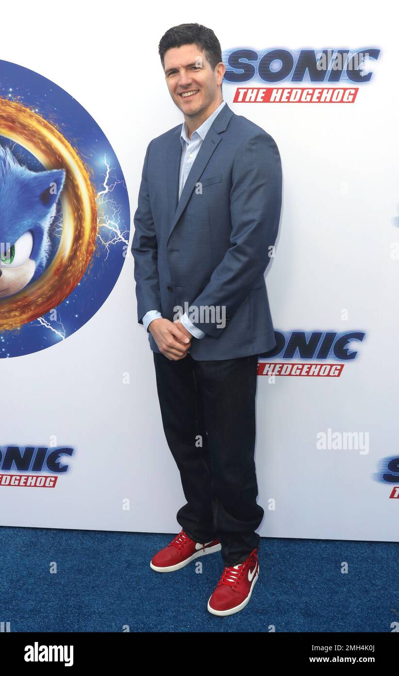 Director Jeff Fowler arrives at the LA Premiere of "Sonic The Hedgehog ...
