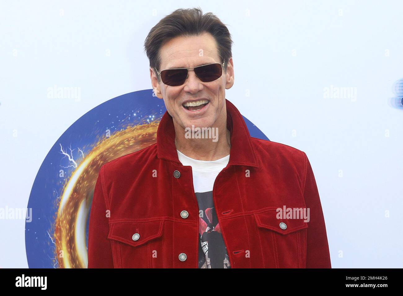 Actor Jim Carrey arrives at the LA Premiere of "Sonic The Hedgehog" at ...