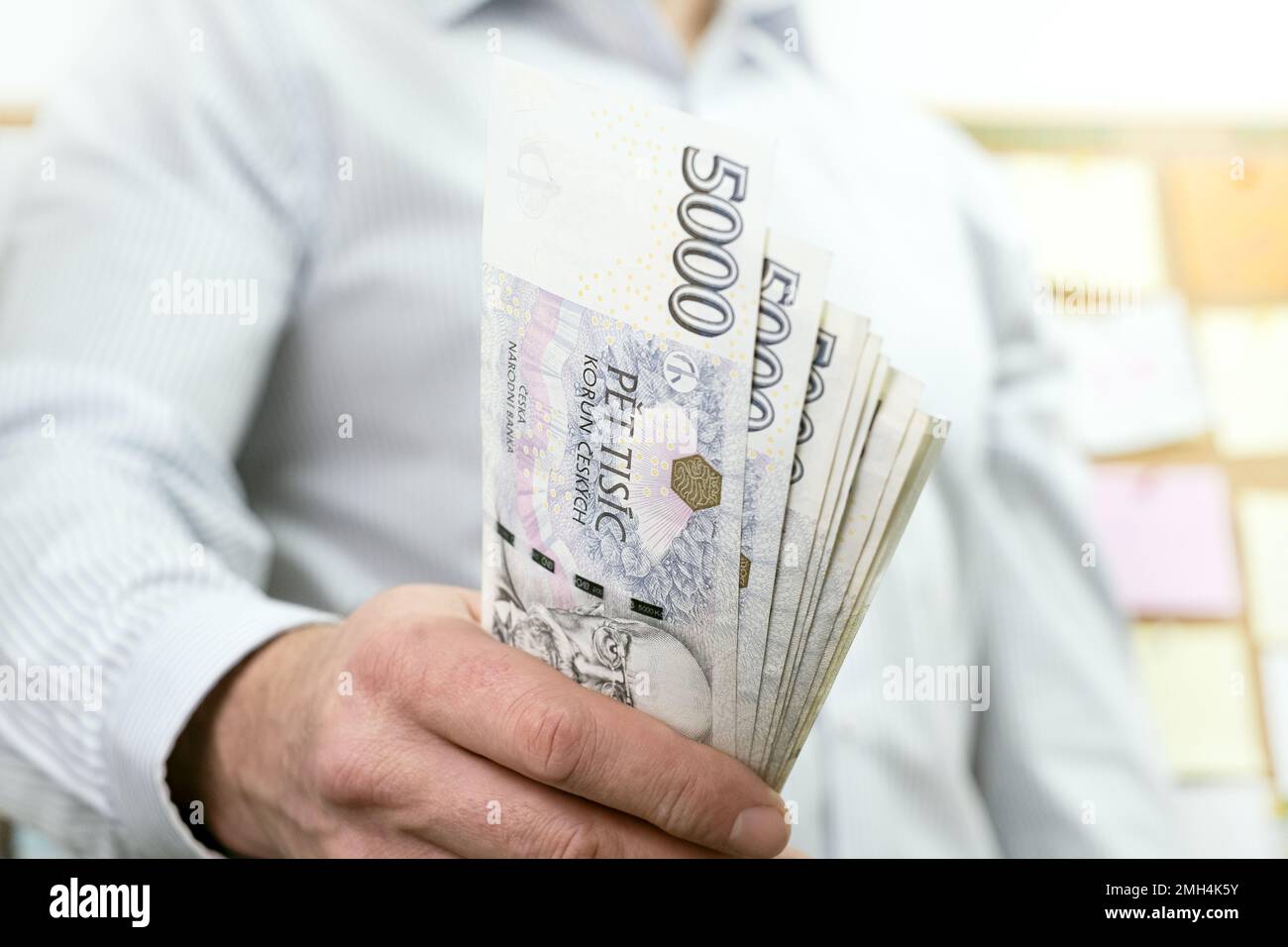 Czk banknotes hi-res stock photography and images - Alamy