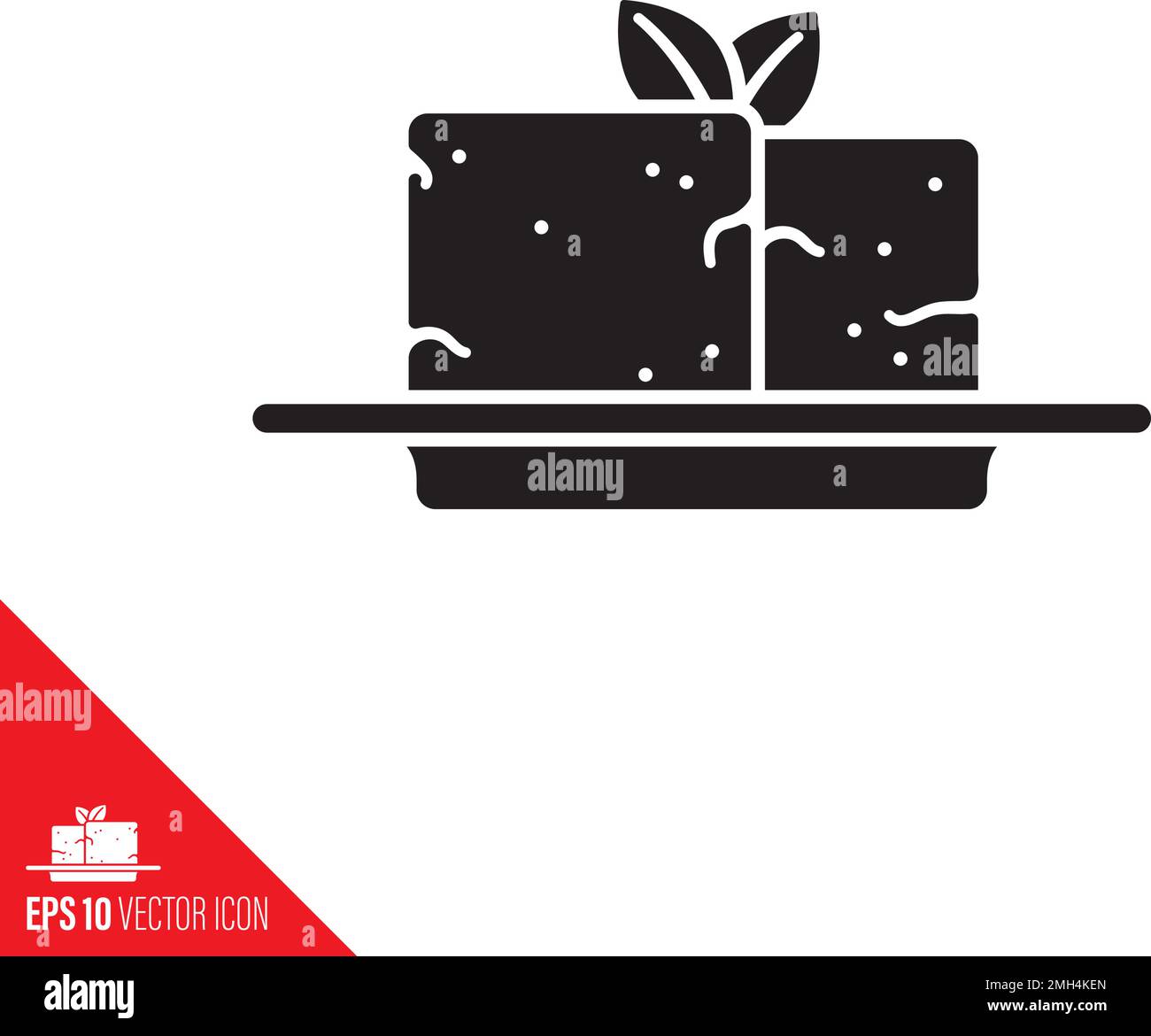 Tofu cubes Stock Vector Images - Alamy