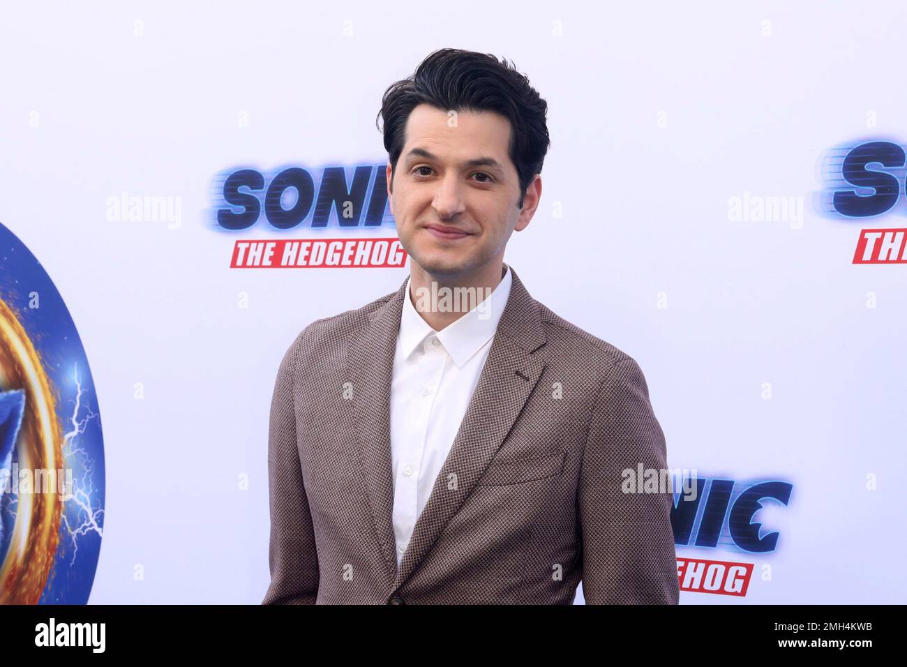 Ben Schwartz arrives at the LA Premiere of "Sonic The Hedgehog" at the ...