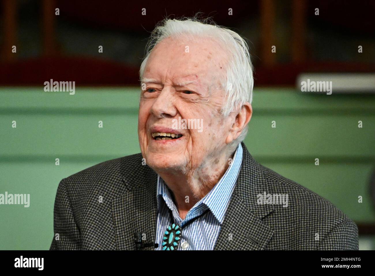 FILE - In this Nov. 3, 2019, file photo, former President Jimmy Carter ...