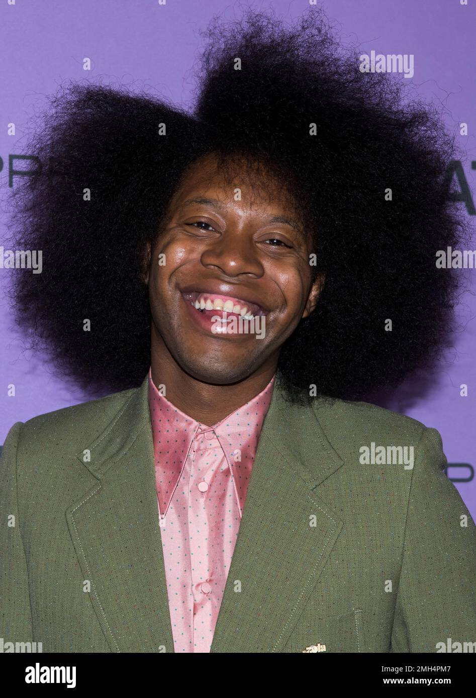 Jeremy O. Harris attends the premiere of "Zola" at the Eccles Theater ...