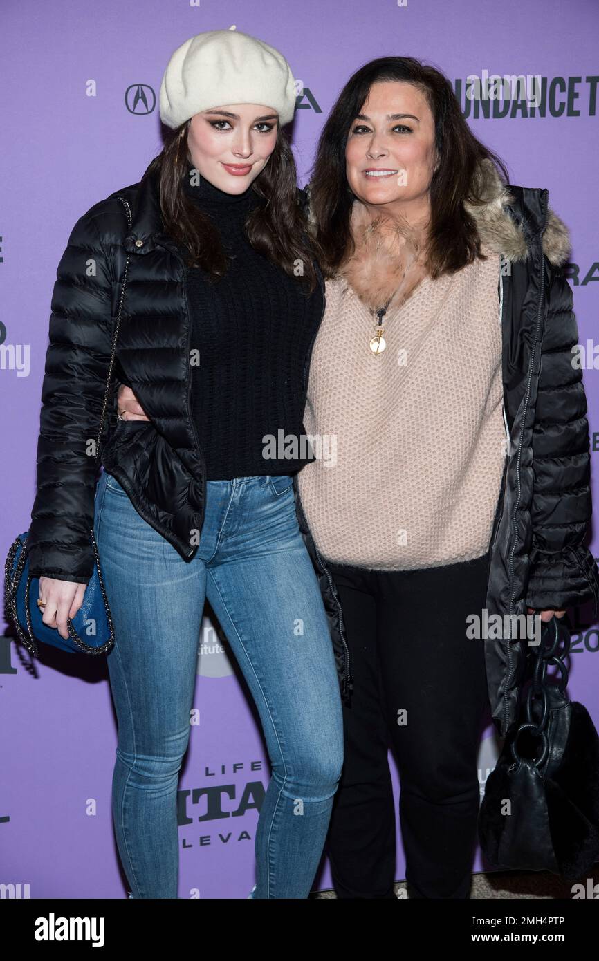 Veronica Walsh, left, and Gia Walsh attend the premiere of "Zola" at ...