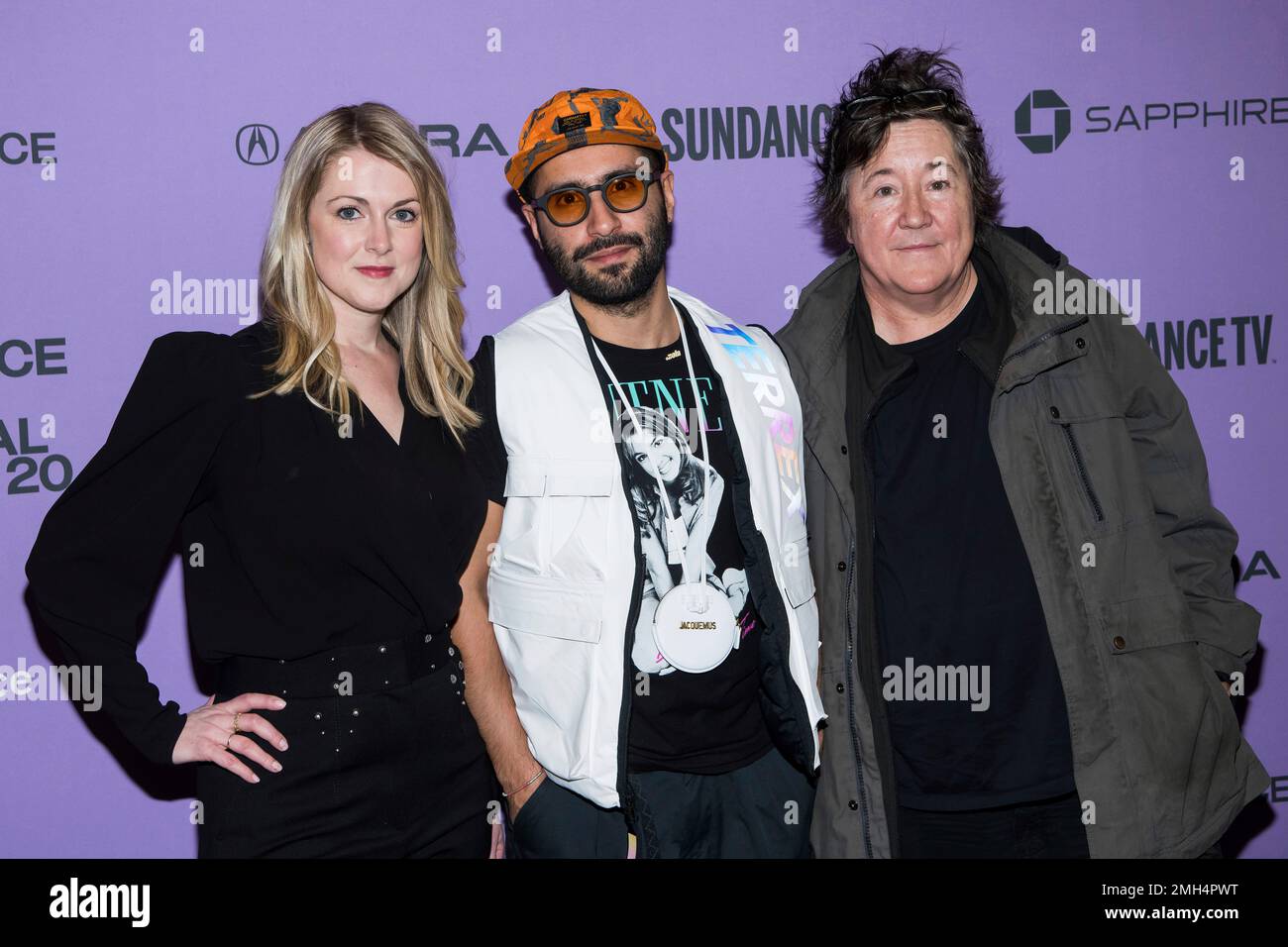 Elizabeth Haggard, left, David Hinojosa and Christine Vachon attends ...