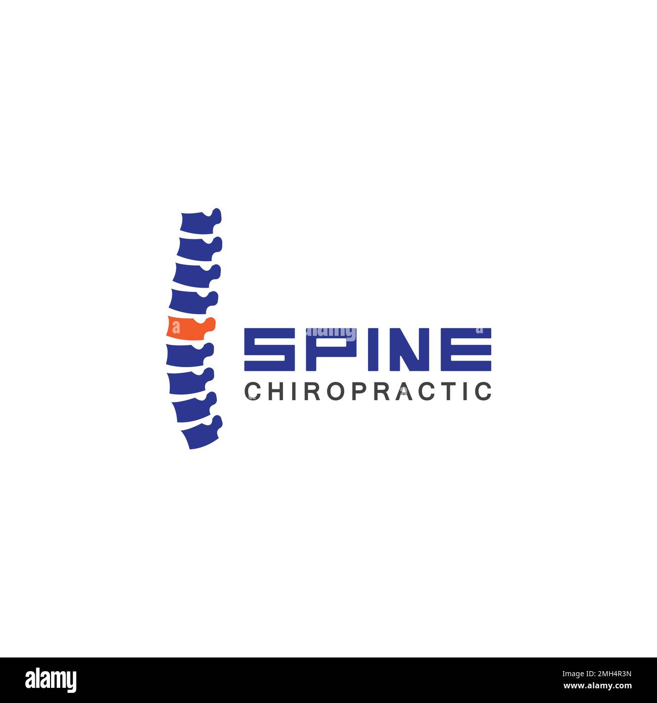 Spine logo vector illustration design template Stock Vector Image & Art ...