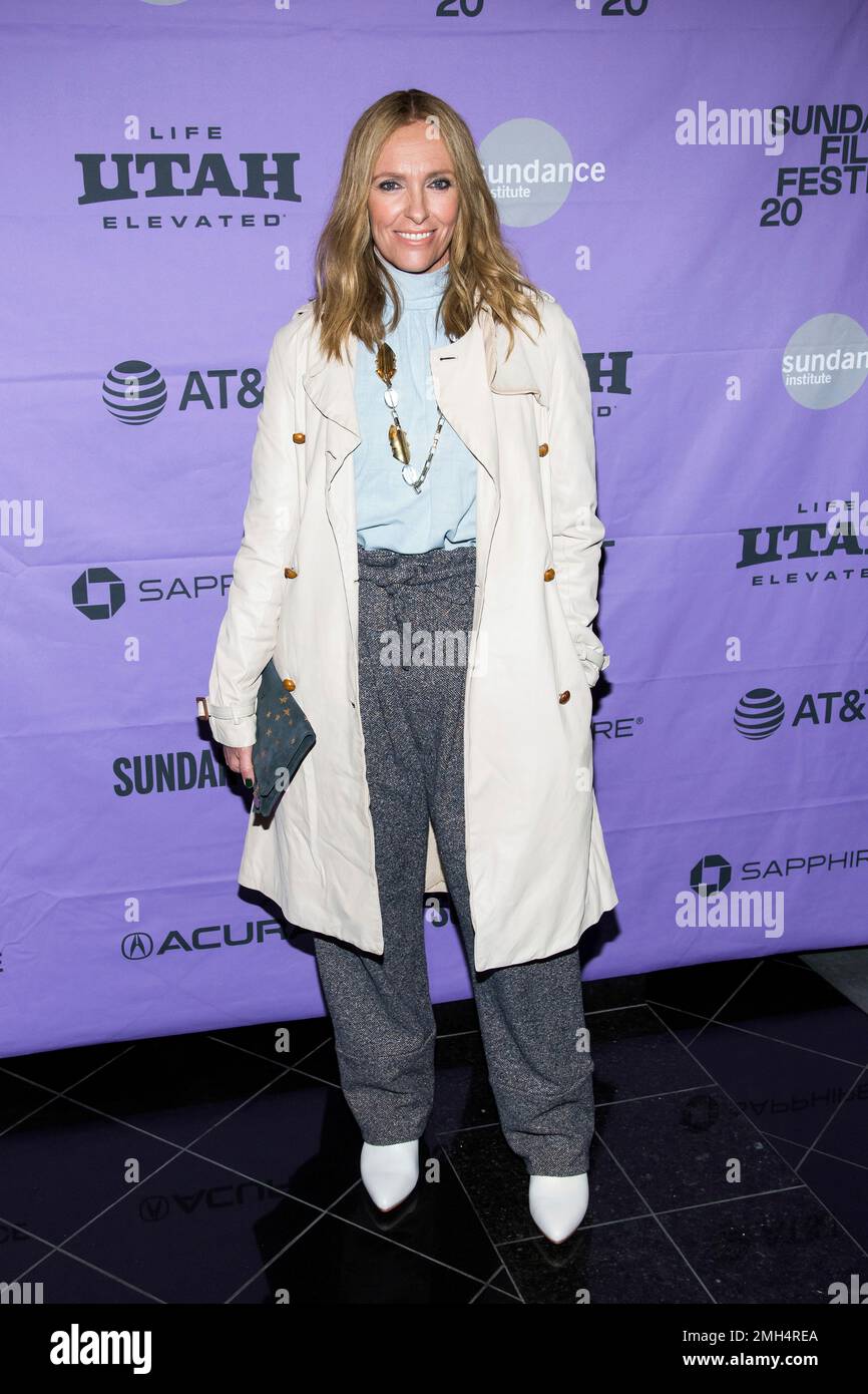 Toni Collette attends the premiere of "Dream Horse" at the Rose Wagner ...