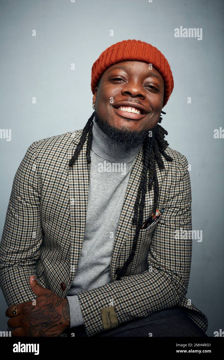 Oswin Benjamin poses for a portrait to promote the film "The 40-Year ...
