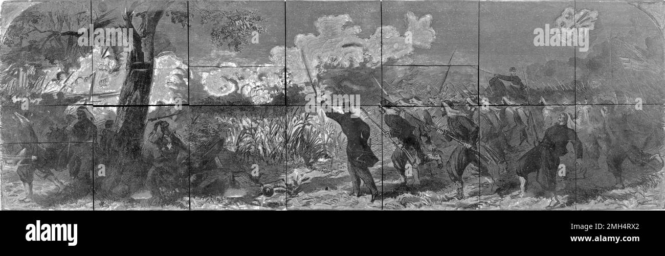 The last charge of the Unionist 5th New York Infantry Regiment (aka ...