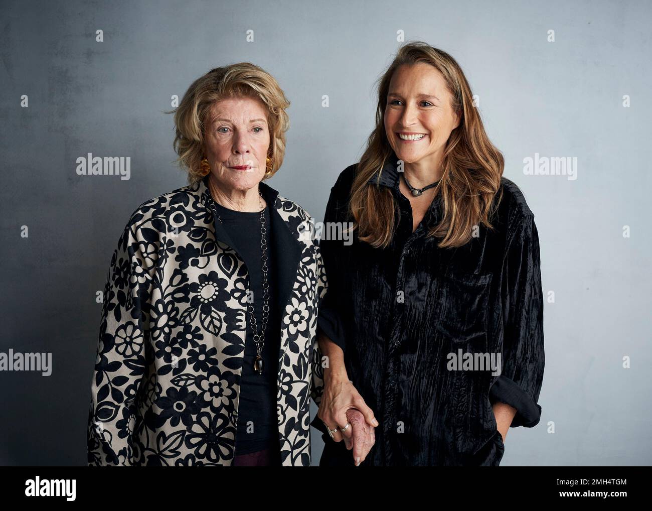 Agnes Gund, left, and director Catherine Gund pose for a portrait to ...