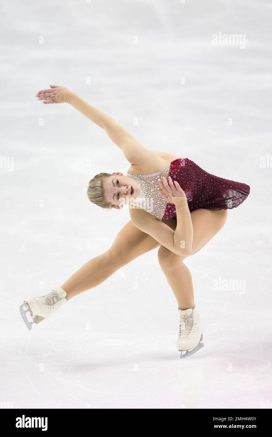 Gracie Gold performs her senior women's free skate program at the U.S ...