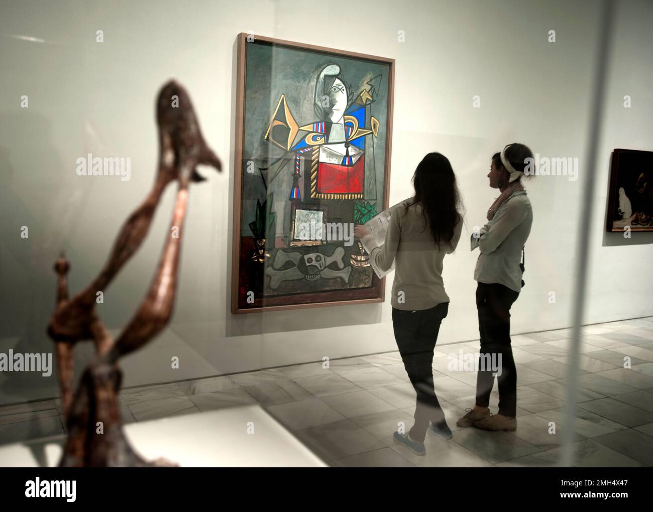 Picasso art at Thyssen Bornemisza Museum, Madrid, Spain Stock Photo - Alamy