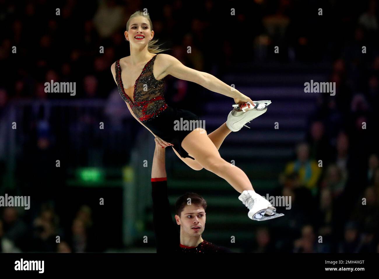 Minerva Fabienne Hase and Nolan Seegert of Germany perform during the ...