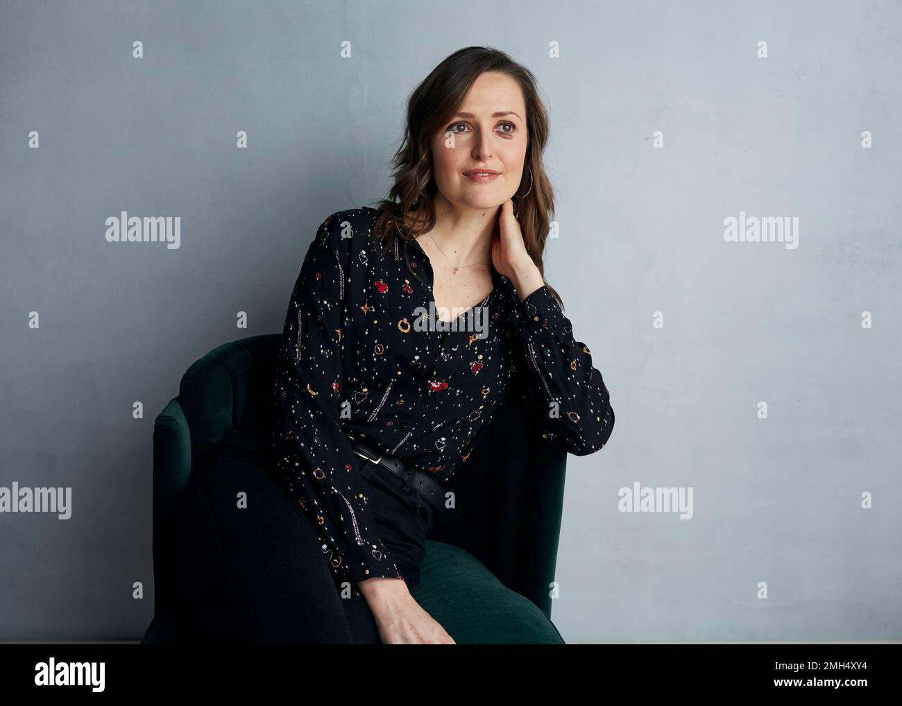 Clare Dunne poses for a portrait to promote the film "Herself" at the ...