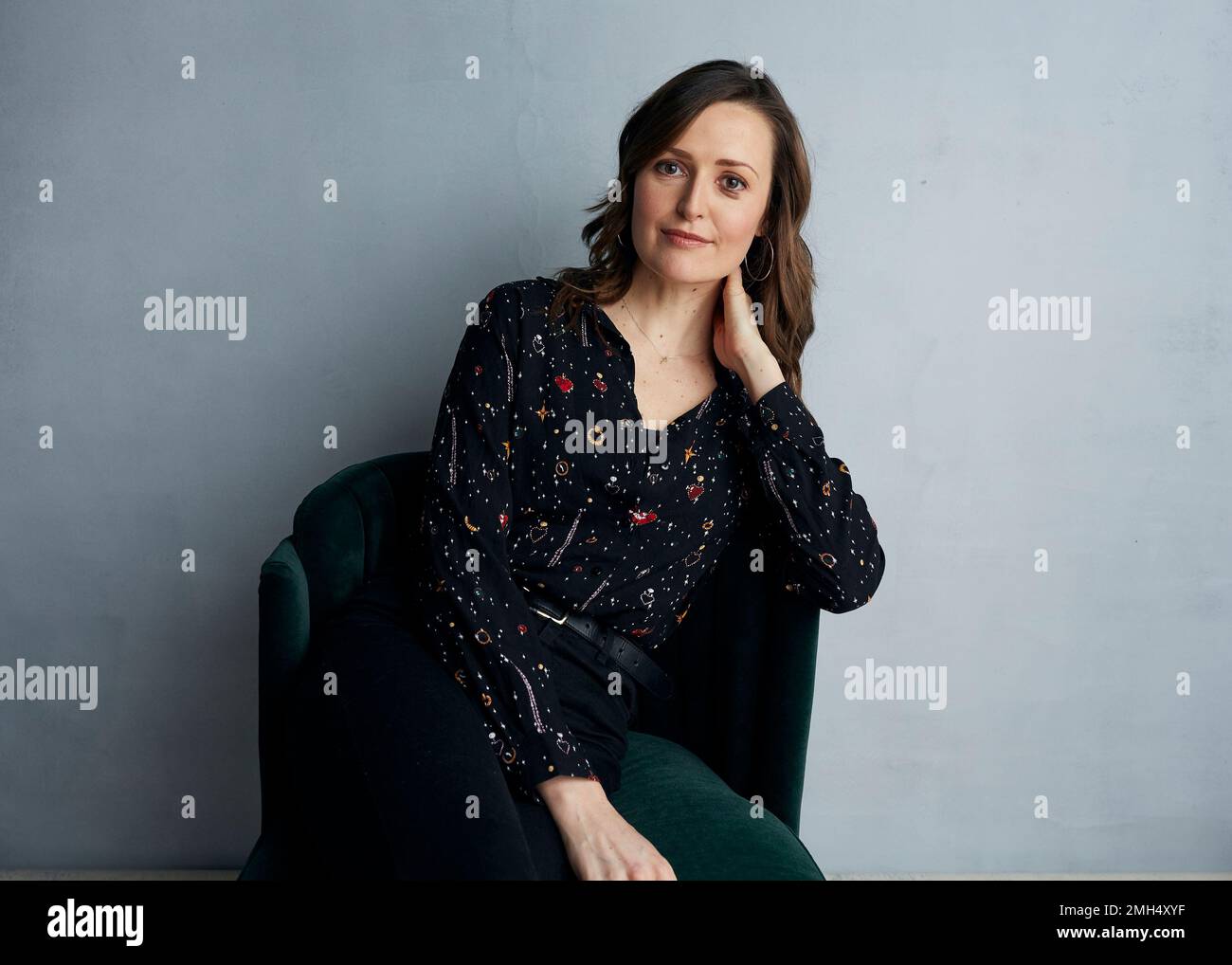 Clare Dunne poses for a portrait to promote the film "Herself" at the ...