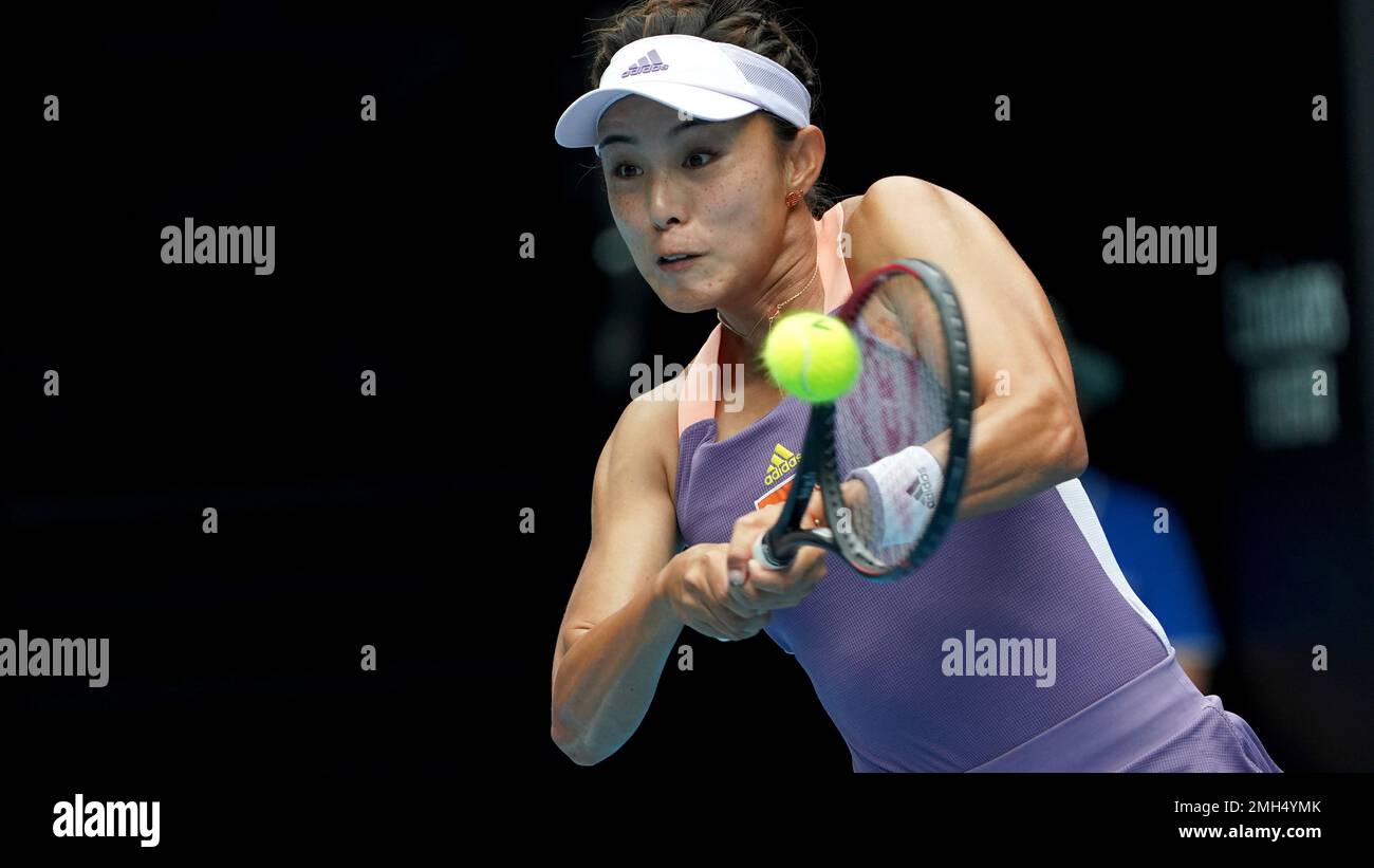 China's Wang Qiang plays against Serena Williams of the U.S. in their ...