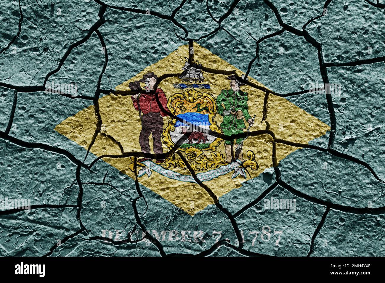 Delawere national flag hi-res stock photography and images - Alamy