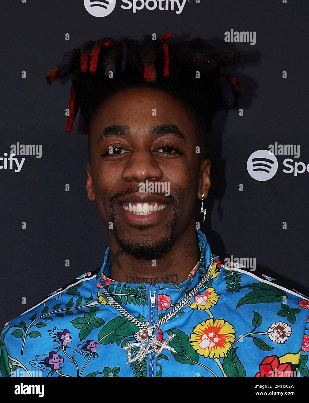 DAX arrives at the 2020 Spotify Best New Artist Party at The Lot ...