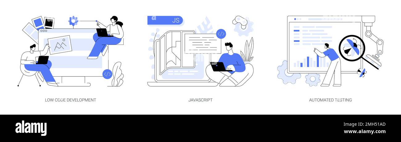 Web programming abstract concept vector illustrations Stock Vector Image & Art - Alamy