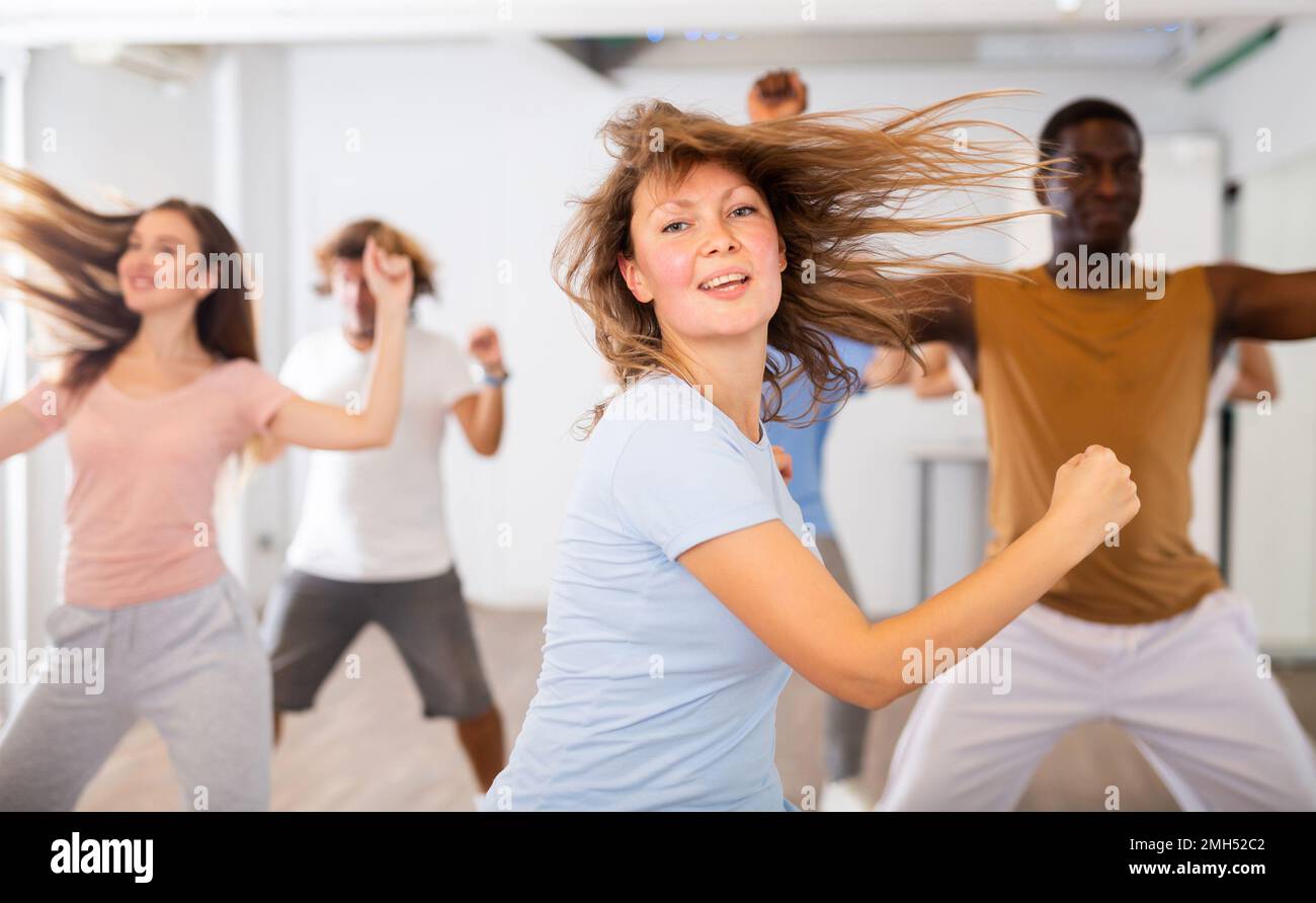 Woman learning dance hi-res stock photography and images - Alamy