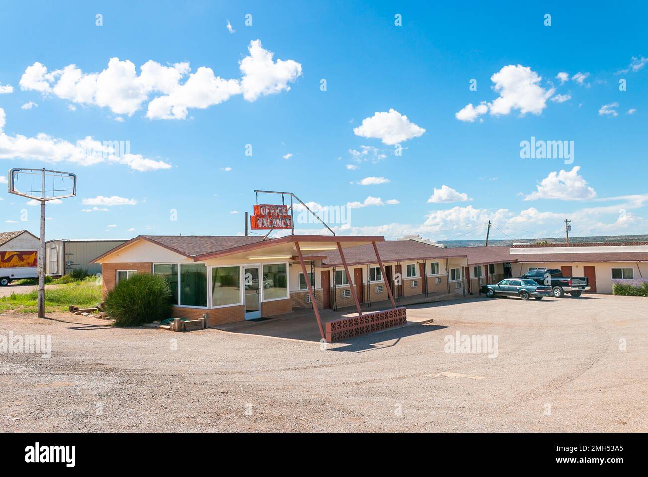 La Mesa classic motel on Route 66, USA Stock Photo - Alamy