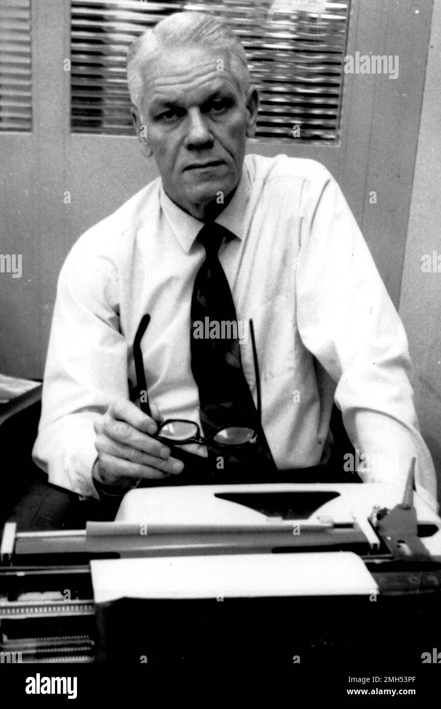 George Cornell (1920-1994) shown at AP headquarters in New York in this ...