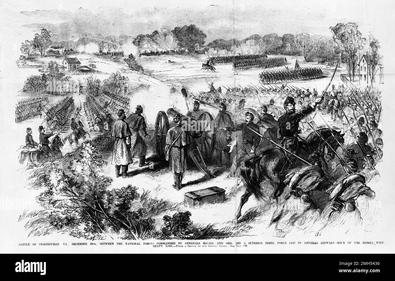 The Battle of Dranesville was a battle in the American Civil War fought ...