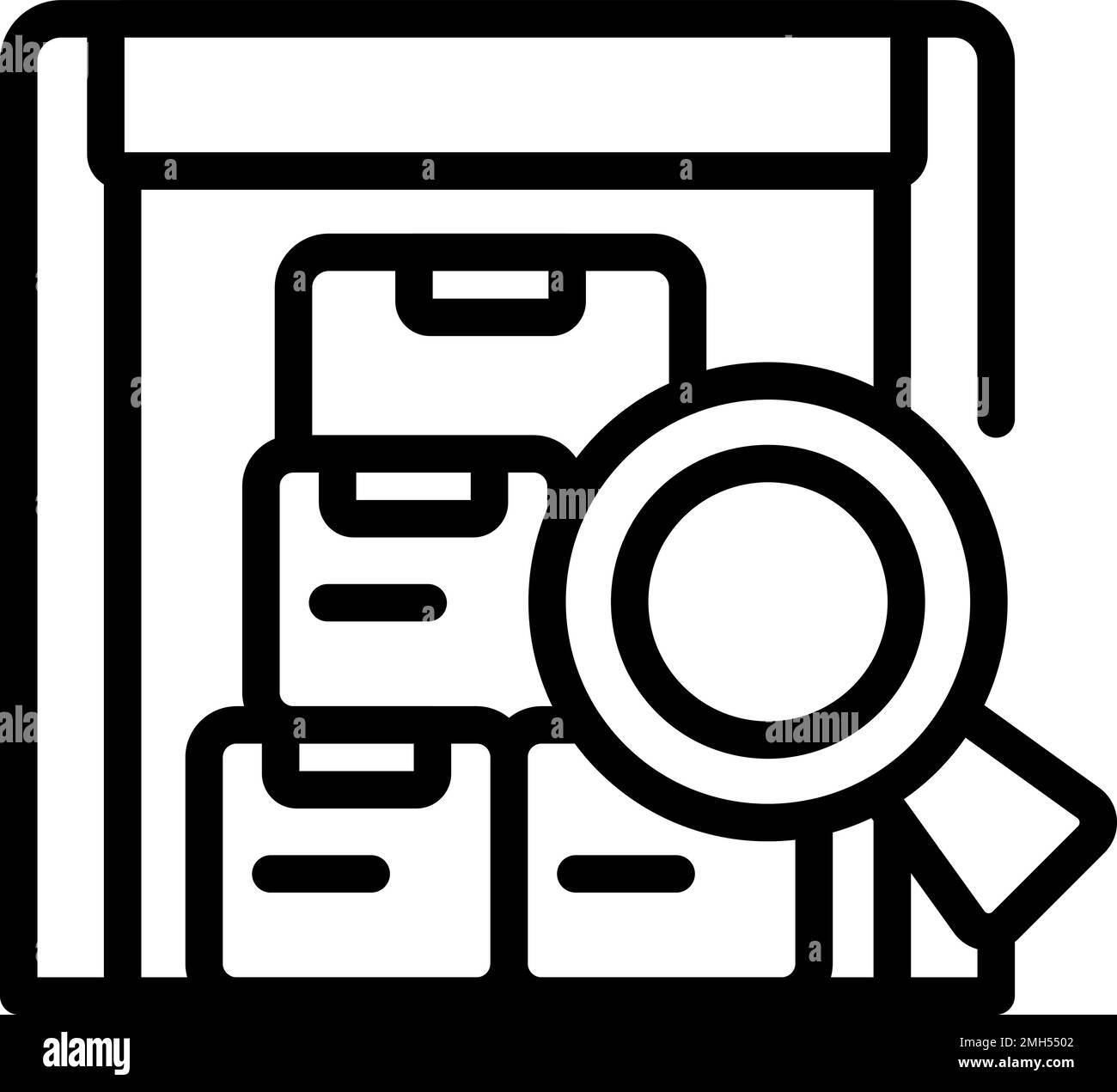 Parcel international assistance icon outline vector. Global people ...