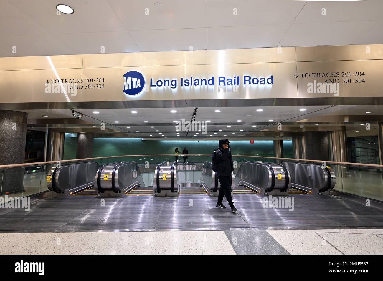 New York, USA . 26th Jan, 2023. View of inside the newly opened Long ...