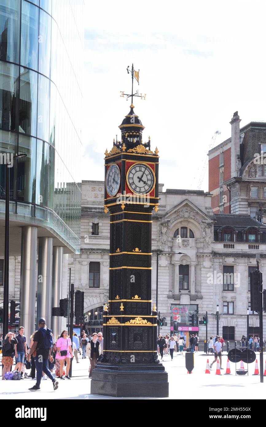 Little Ben clock in central London Stock Photo - Alamy
