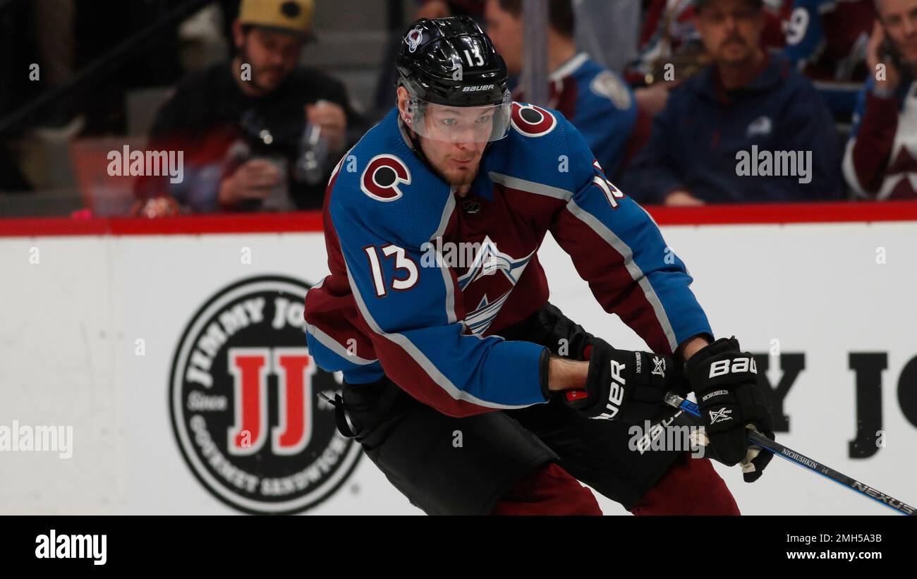 Colorado Avalanche right wing Valeri Nichushkin (13) in the third ...