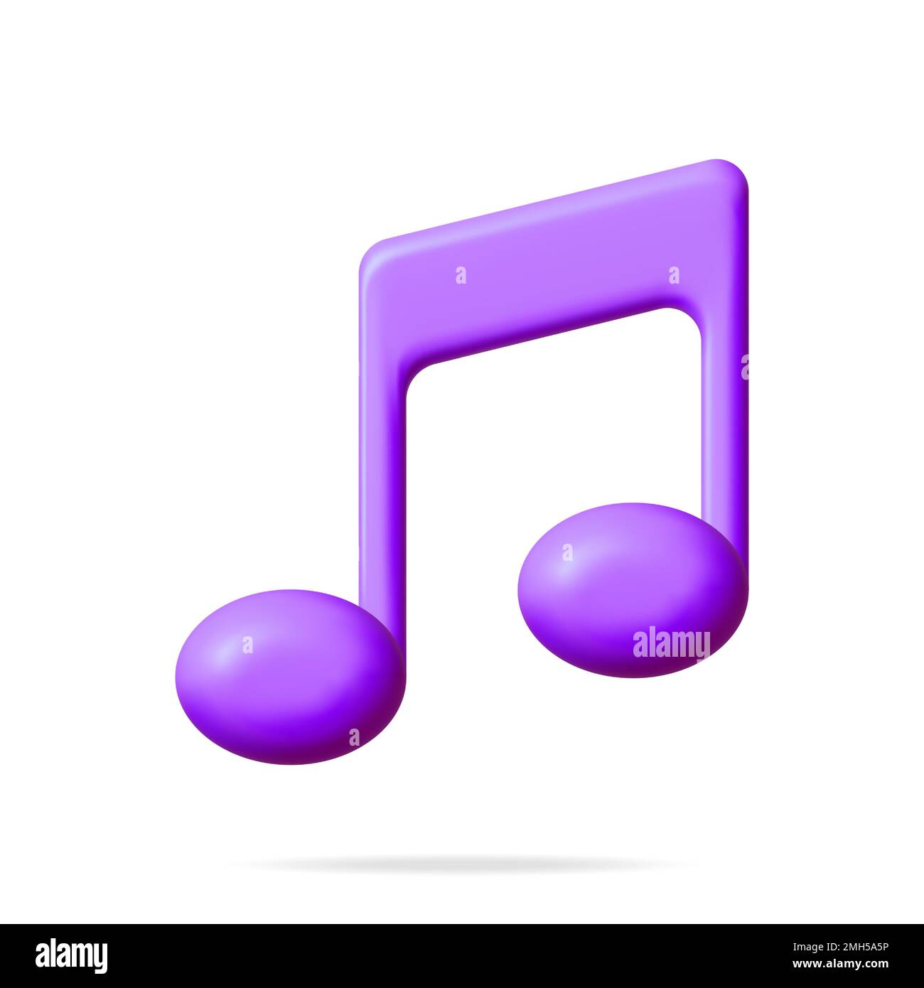 Musical note isolated icon Stock Vector Images - Alamy