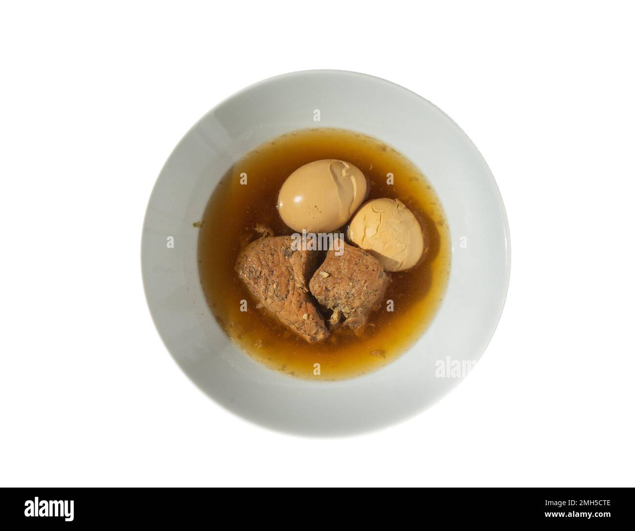 Vietnamese braised pork. There are photo and vector versions for design ...