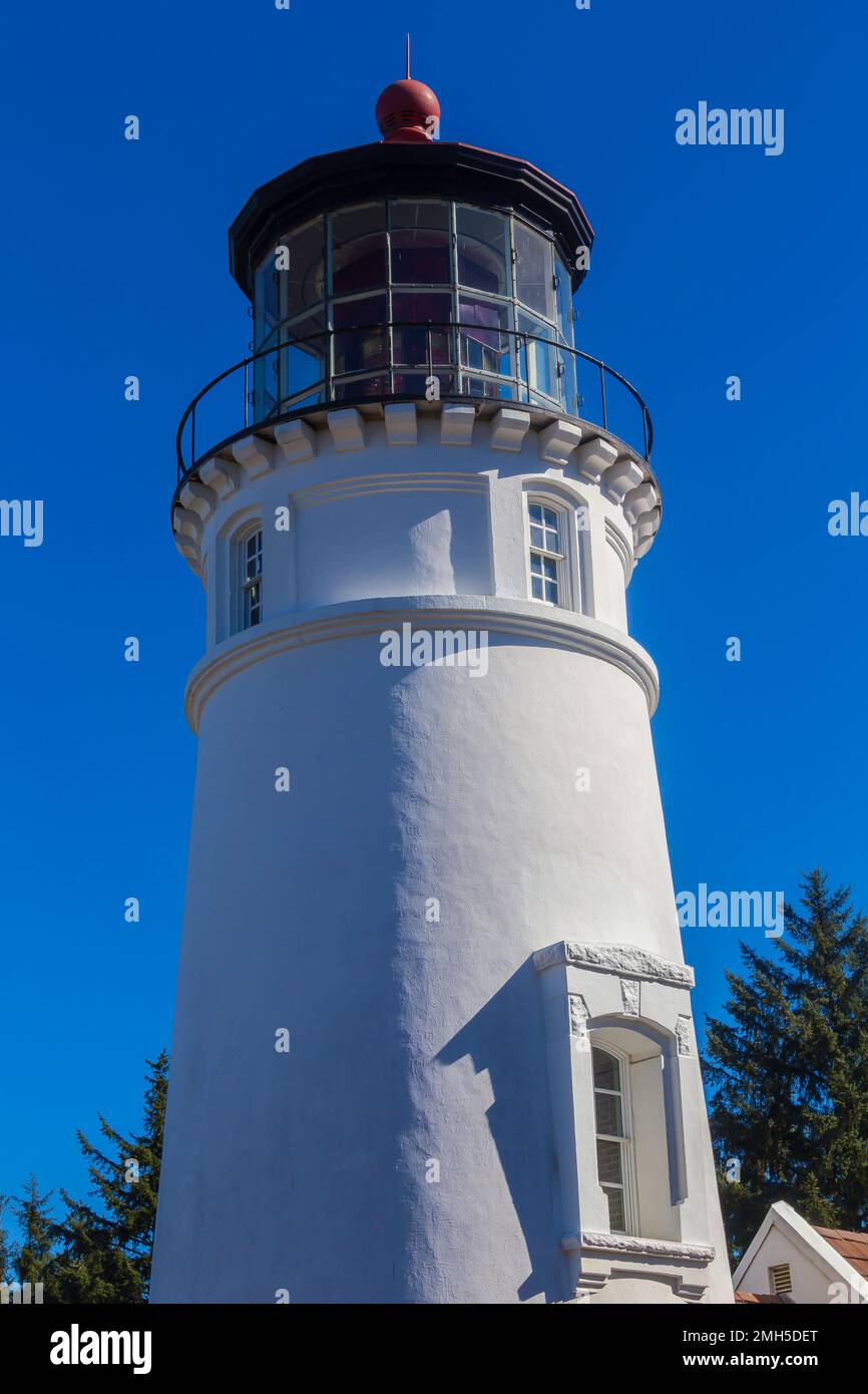 Umpqua River Lighthouse Oregon Stock Photo - Alamy