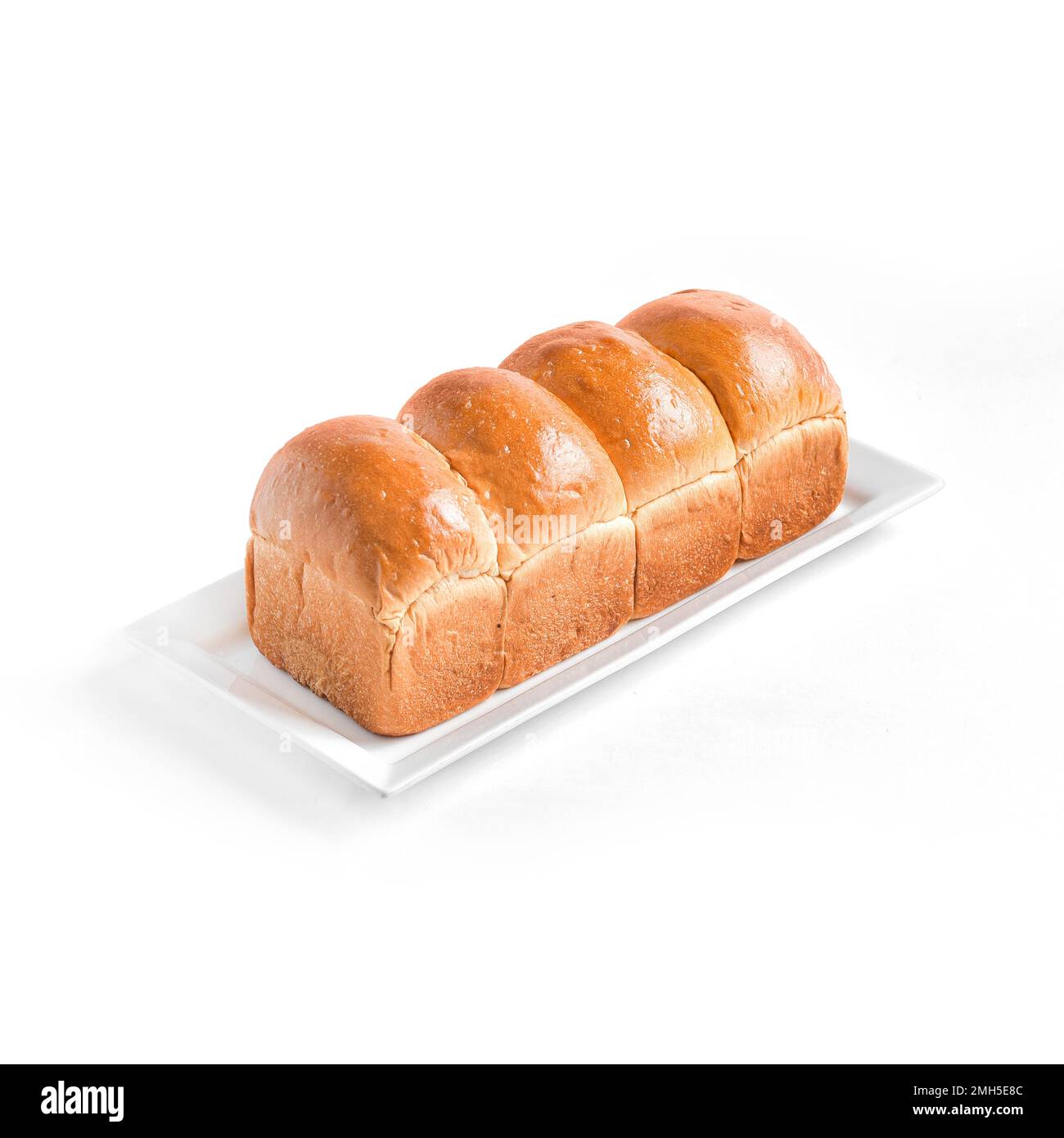 Loaf of plain brioche bread. For design ideas, there are photo and ...