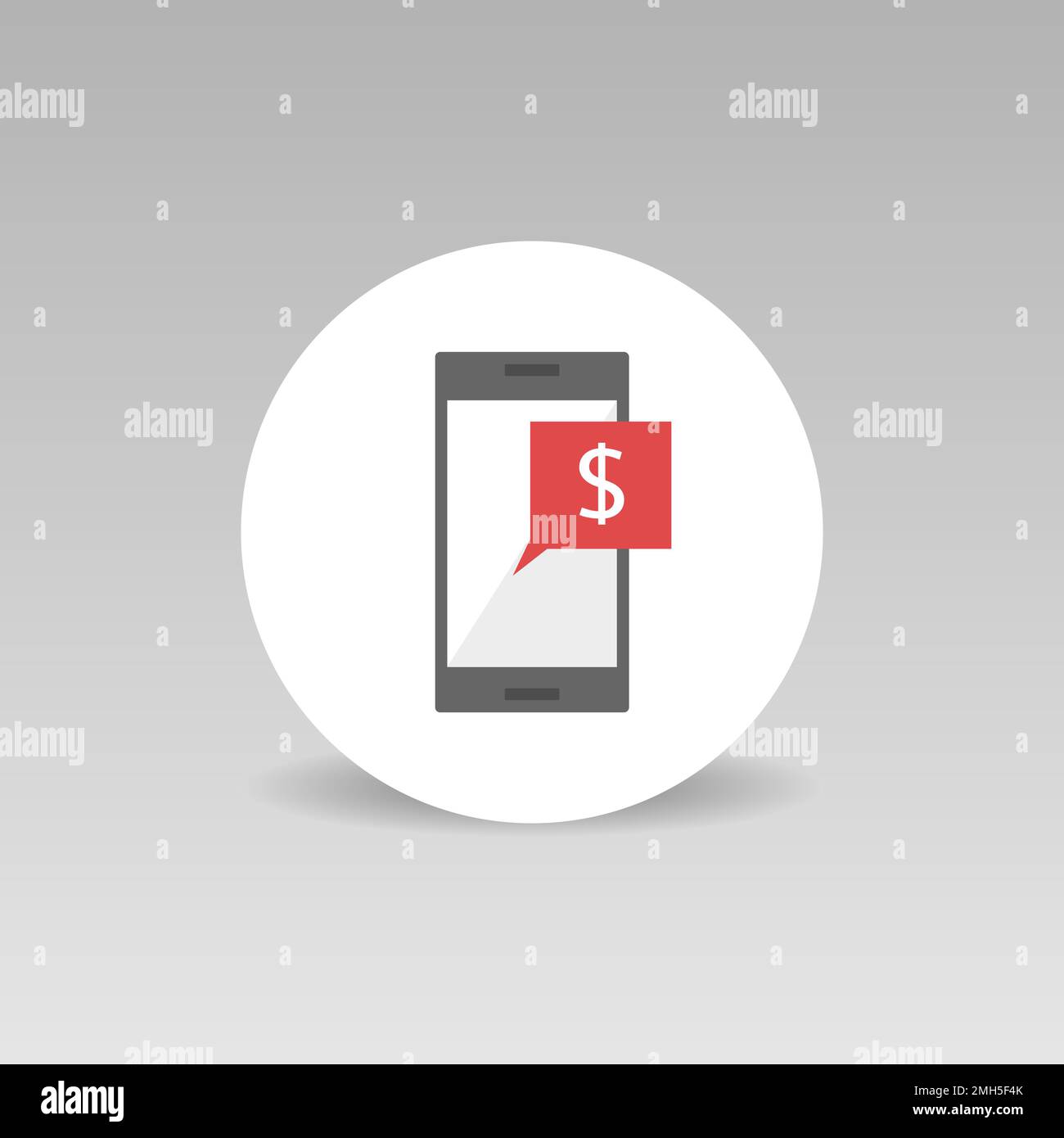 Holding phone to scan to pay Stock Vector Images - Alamy