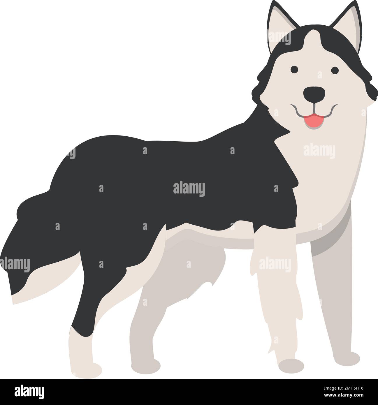 Husky icon cartoon vector. Siberian dog. Happy animal Stock Vector ...