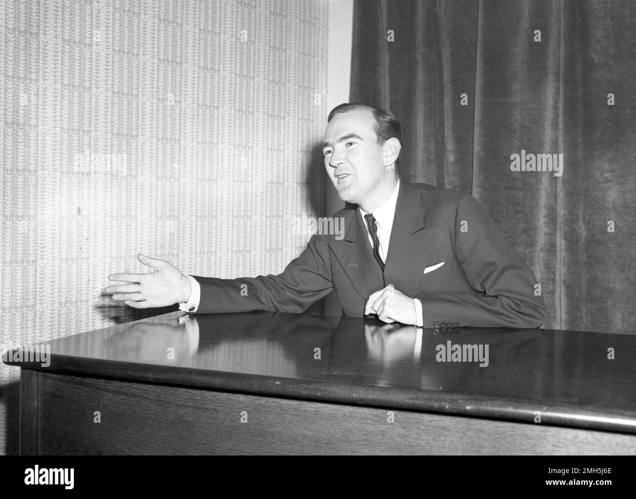 Lord Altrincham answers questions put to him by six teenagers during ...