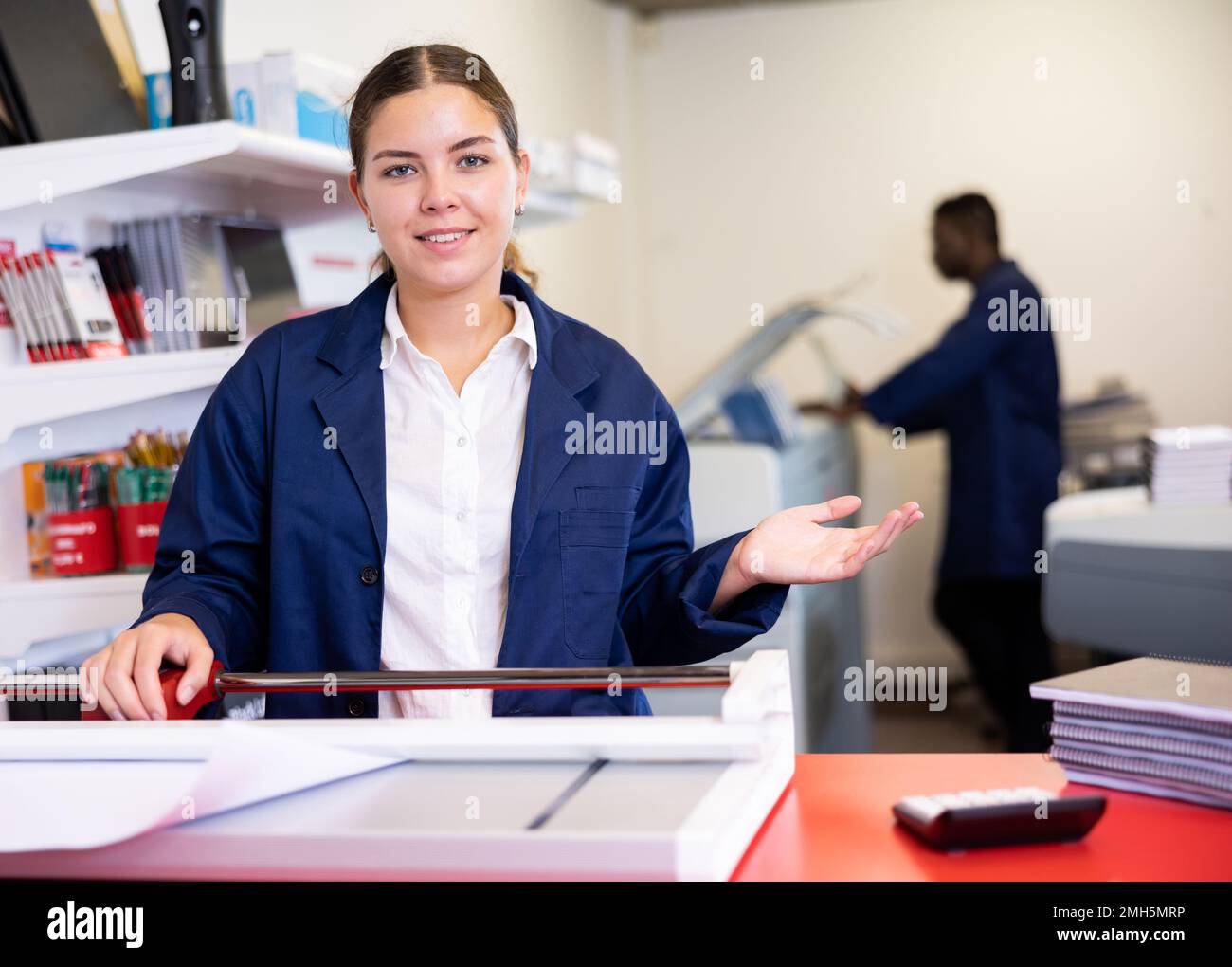 Employee working visit hi-res stock photography and images - Alamy
