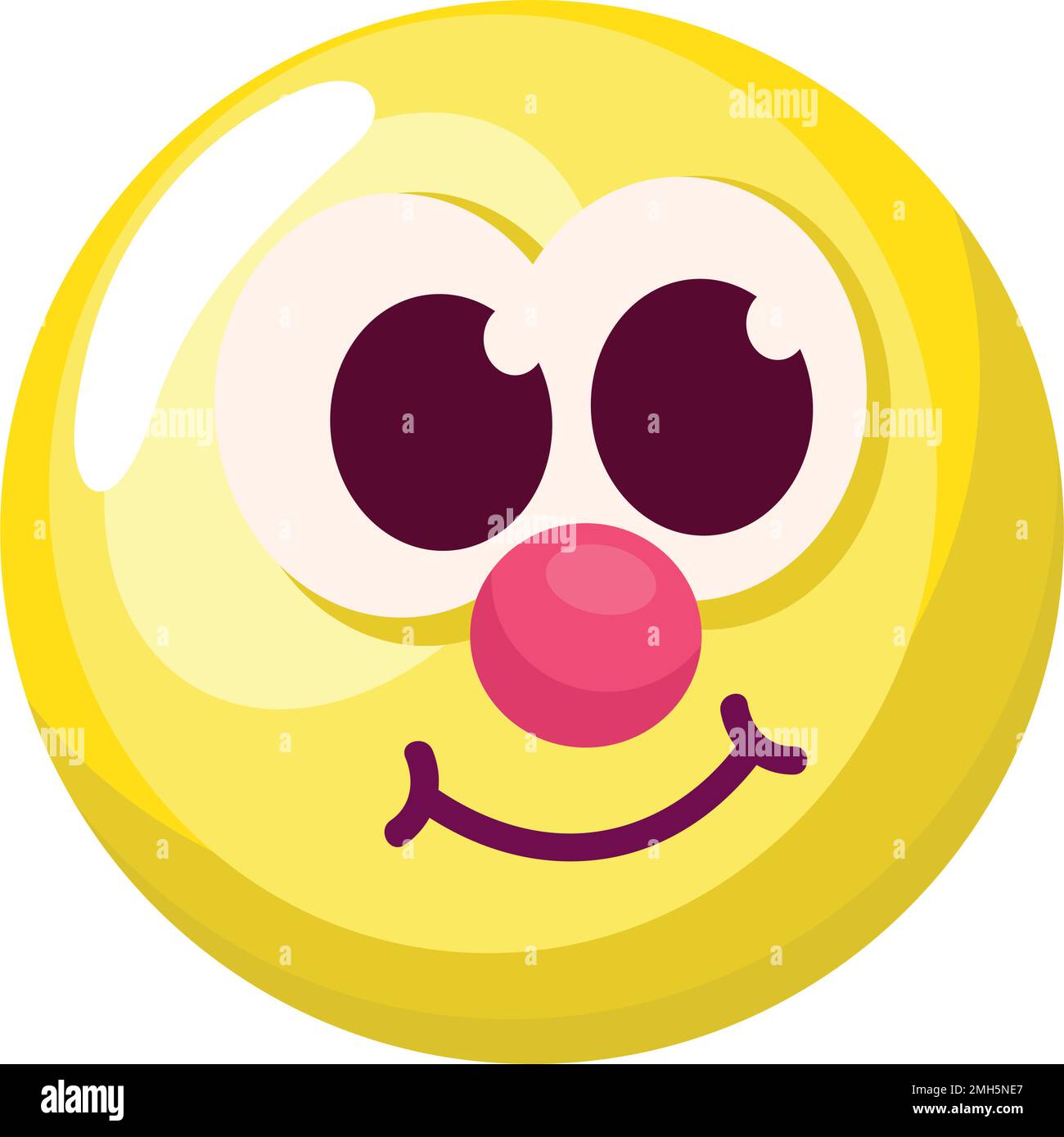 yellow smile emoticon face Stock Vector Image & Art - Alamy
