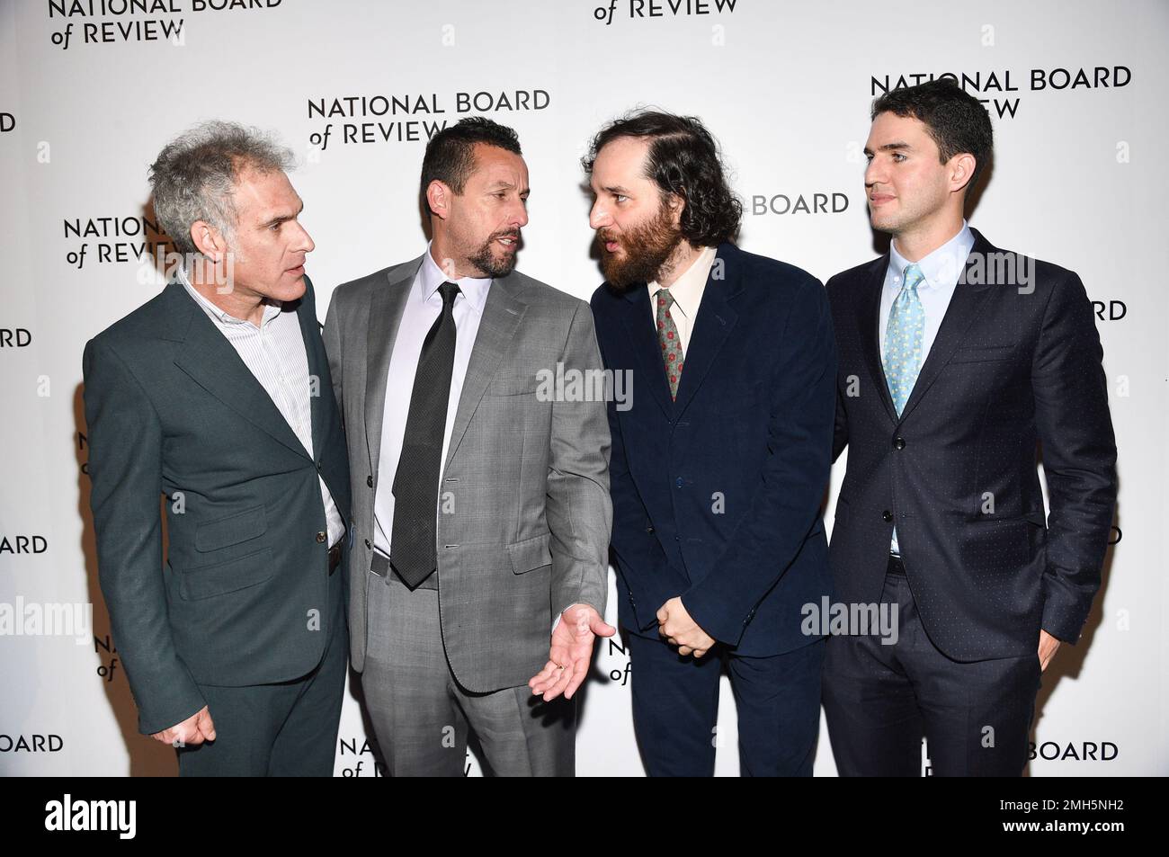 Ronald Bronstein, left, Adam Sandler, Josh Safdie and Benny Safdie ...