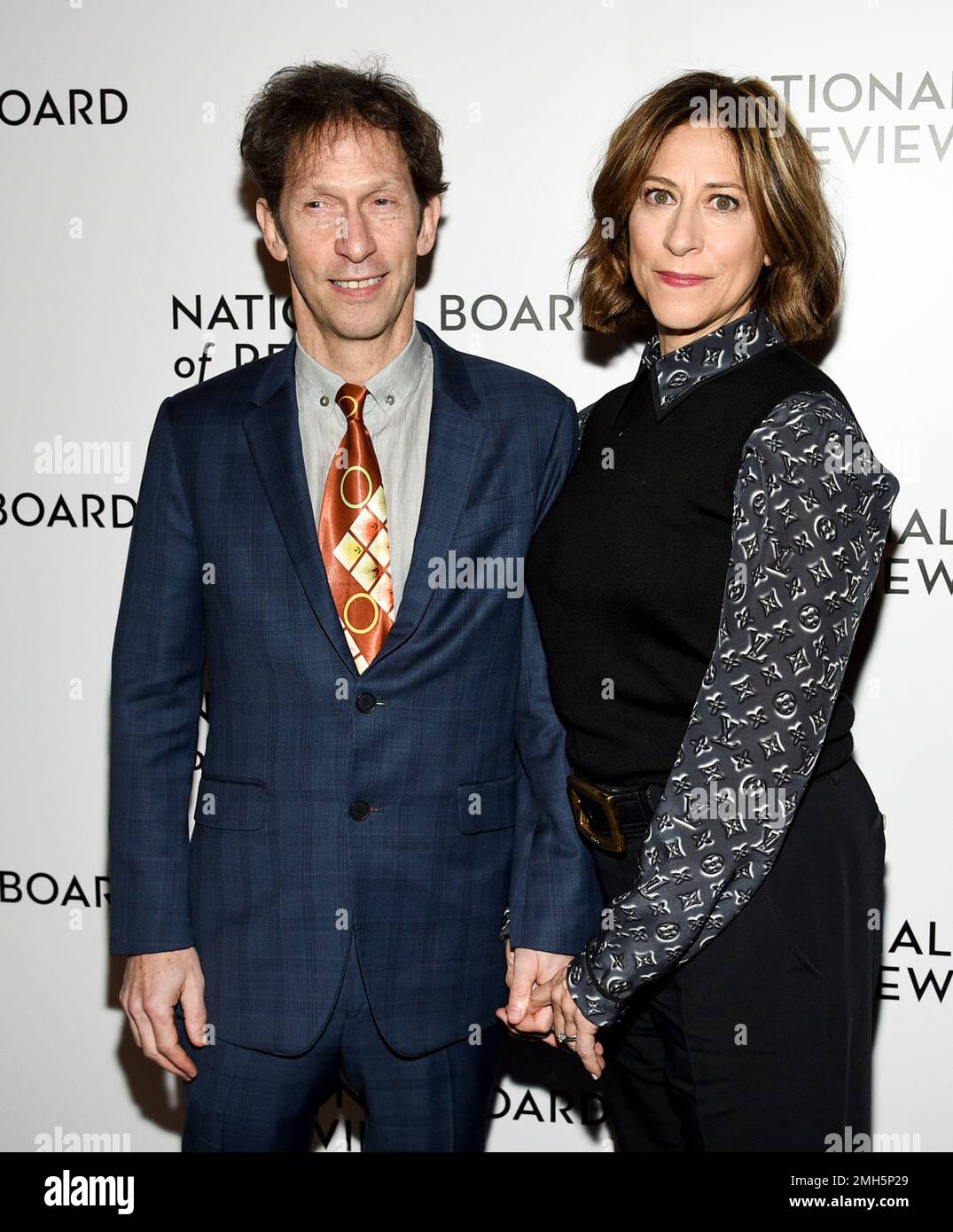 Actor Tim Blake Nelson, left, and wife Lisa Benavides attend the ...