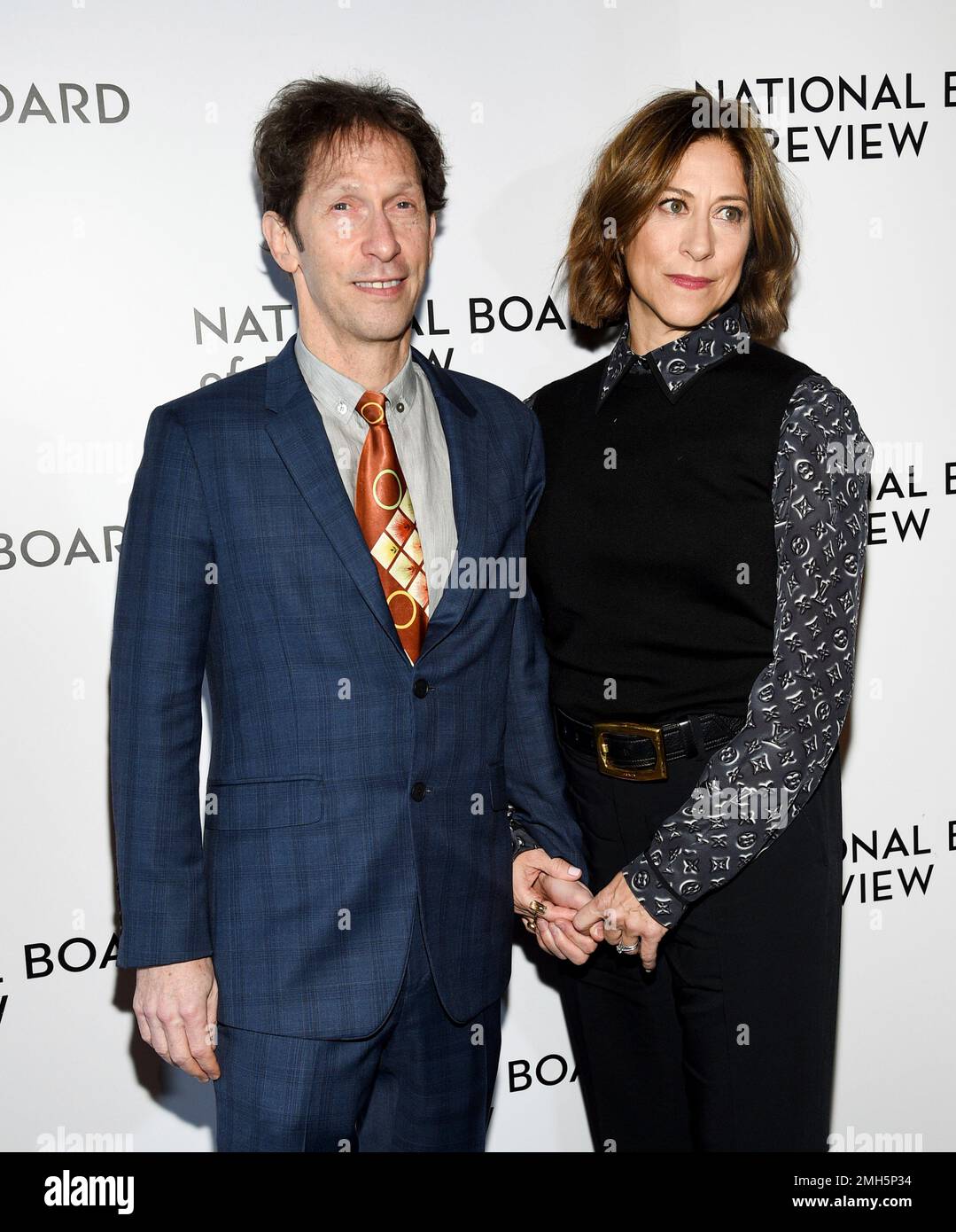 Actor Tim Blake Nelson, left, and wife Lisa Benavides attend the ...