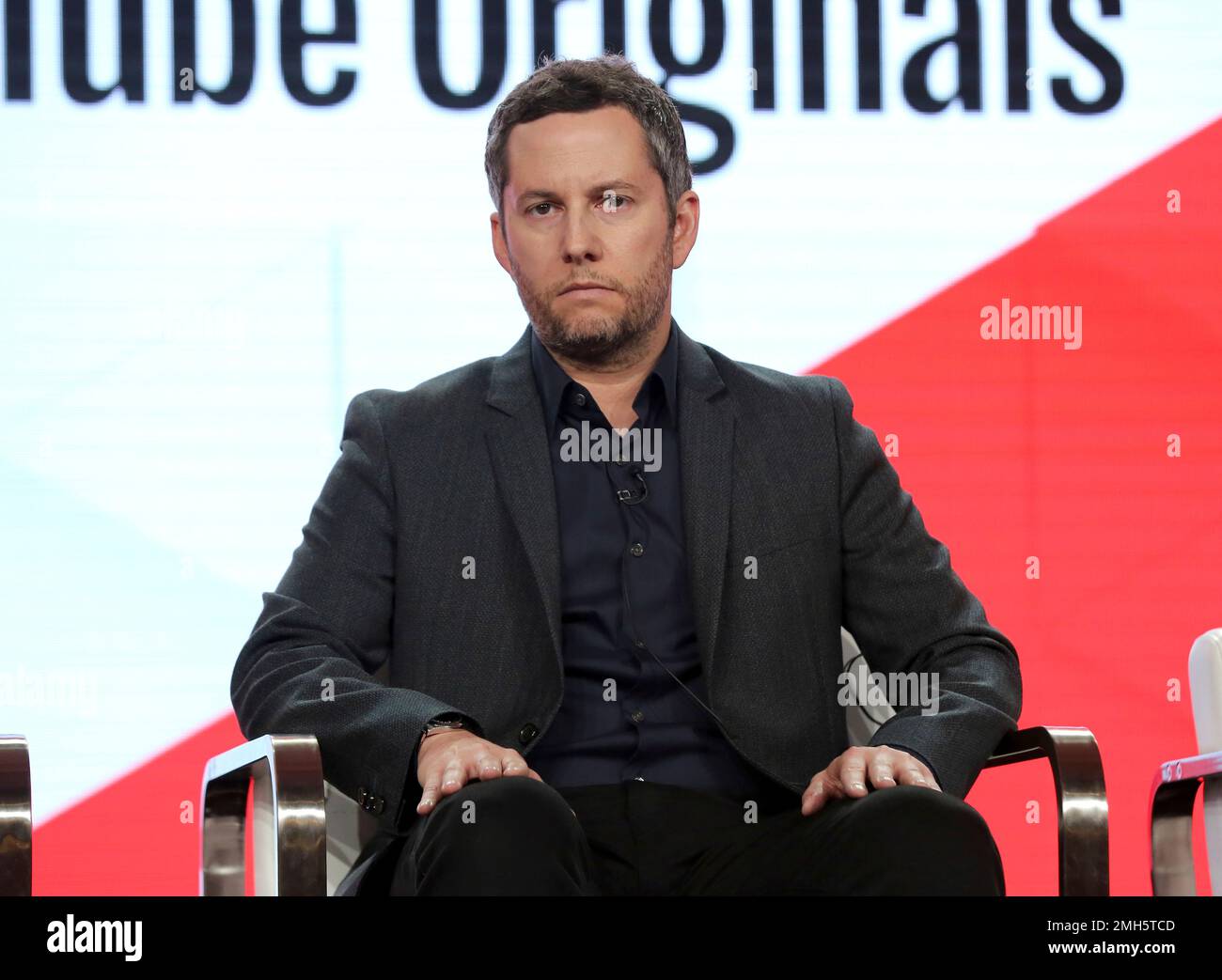 Aaron Saidman speaks at the "Untitled Paris Hilton Documentary" panel ...